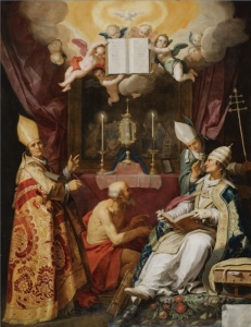 Spot the Saint: The Four Doctors + Saints’ Hats – Ex Urbe
